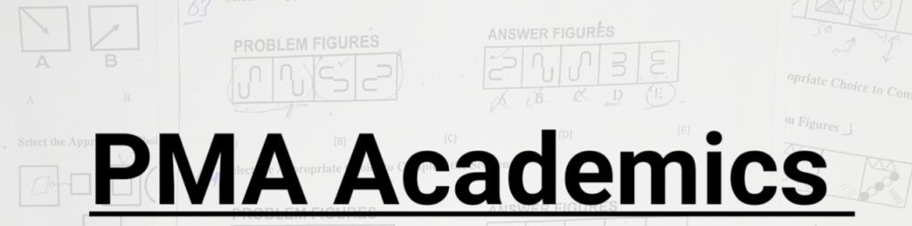 PMA Academic Test 3 | Pro Genius Students